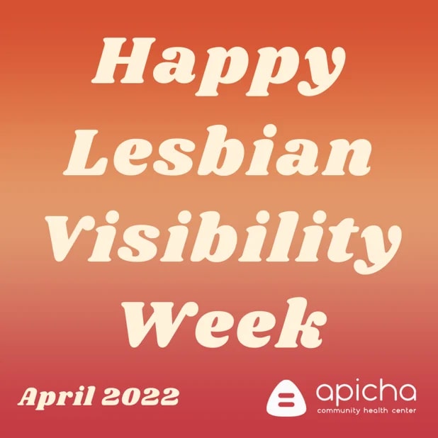 Celebrating Lesbian Visibility Week